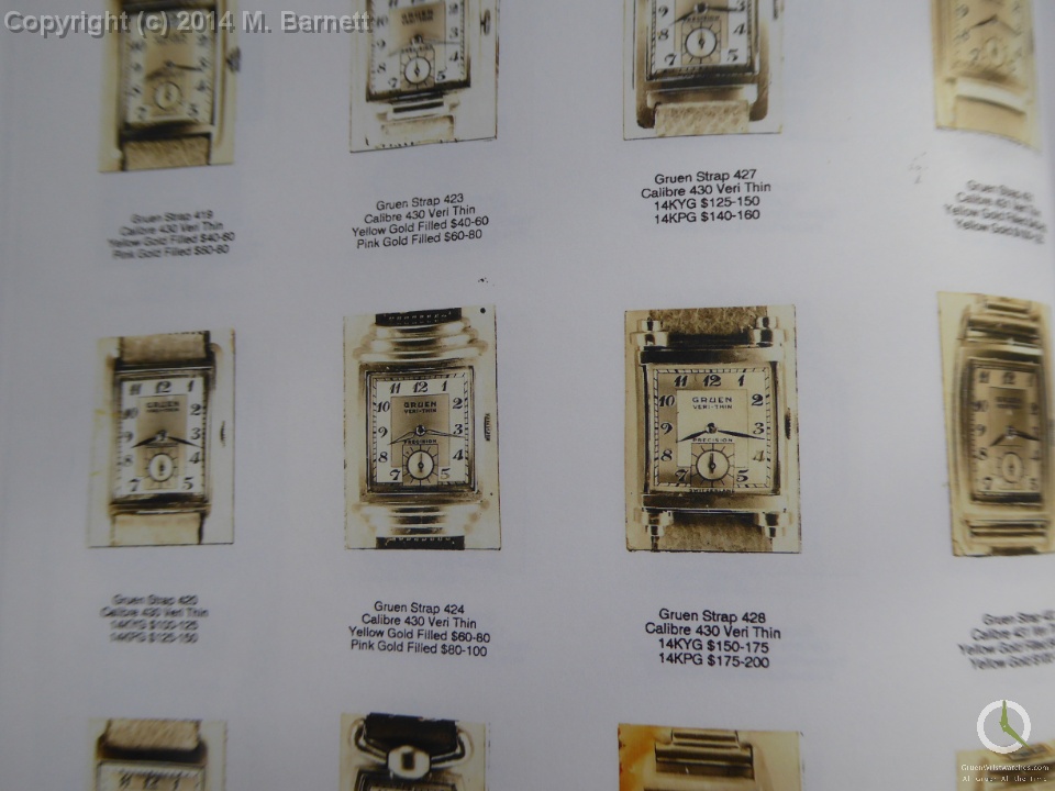 The Gruen Watch Catalog