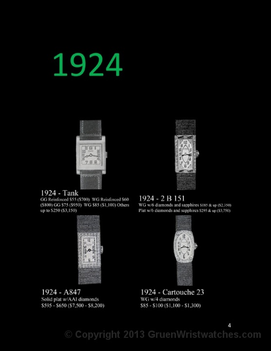 Gruen Watch Model Identification Guide VOL 1
